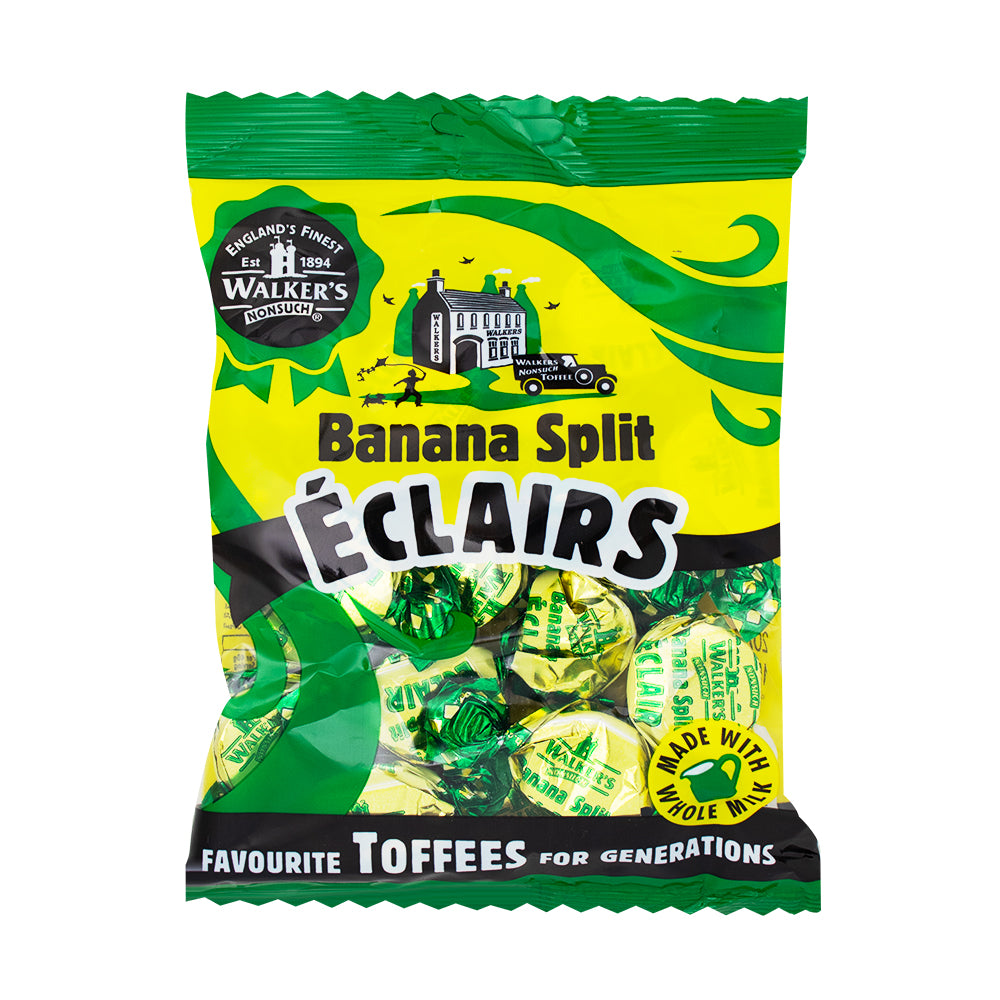 Walker's Banana Split Eclairs Toffees | Candy Funhouse – Candy Funhouse US