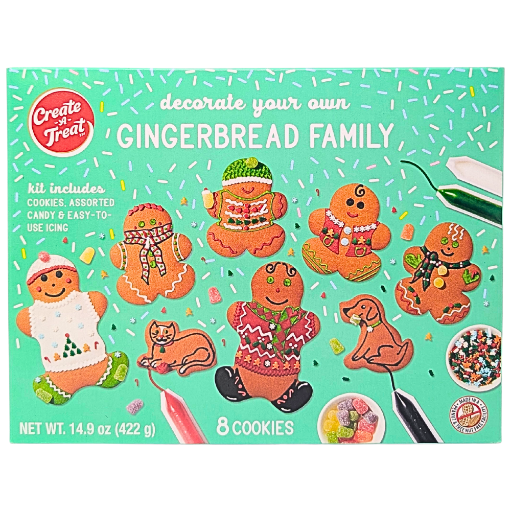 Gingerbread Family Kit - 14.9oz | Candy Funhouse US
