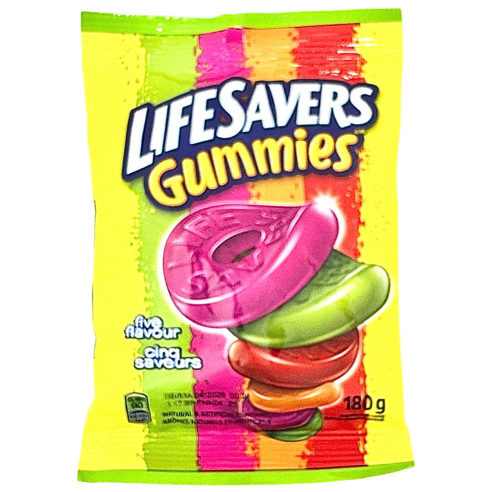 Lifesavers Five Flavour Gummies - 180g | Candy Funhouse US