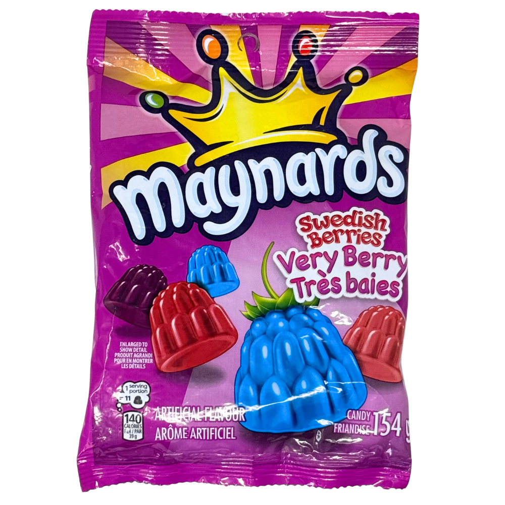 Maynards Swedish Berries Very Berry - 154g | Candy Funhouse US