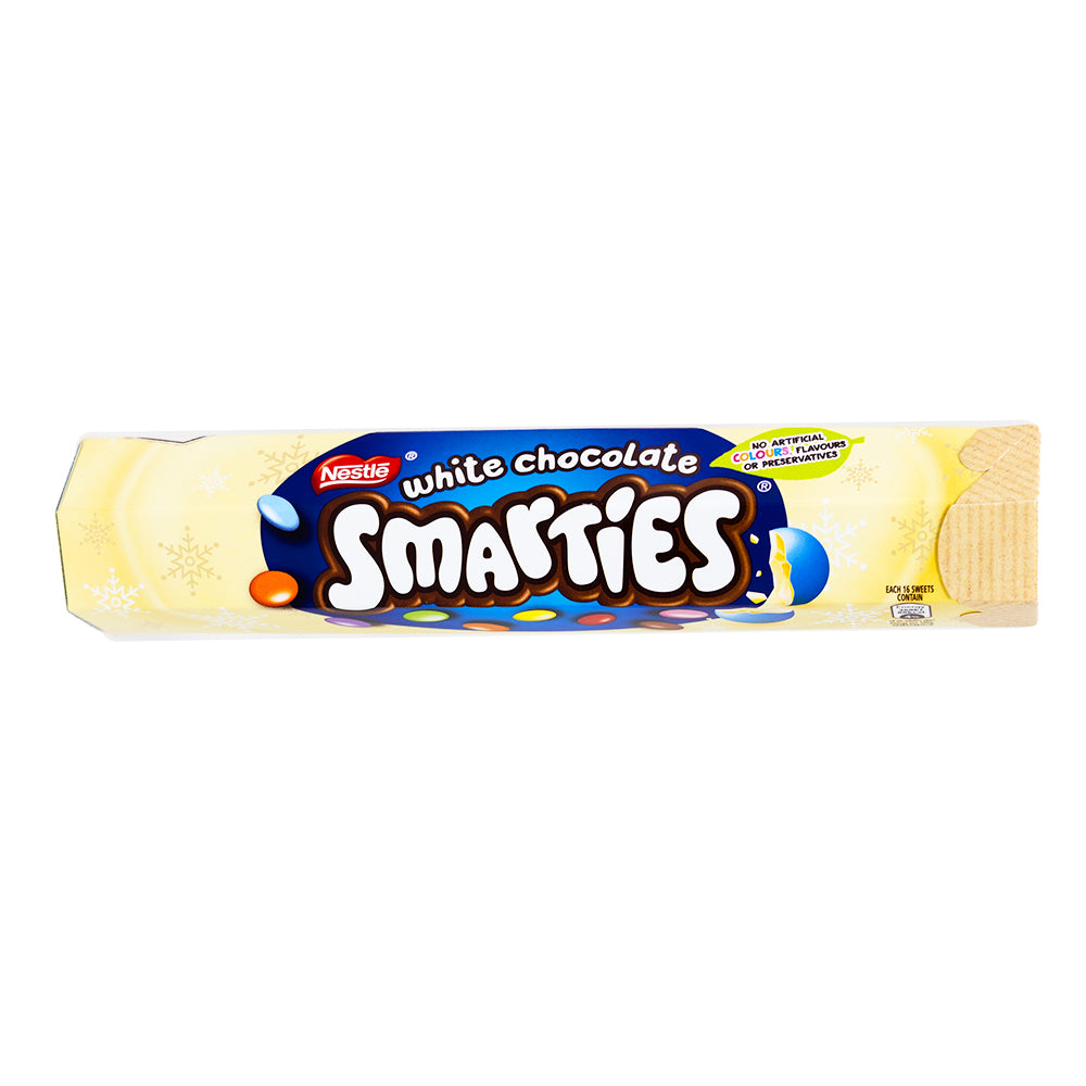 Smarties White Chocolate Giant Tube (UK) - 120g | Candy Funhouse – Candy Funhouse US