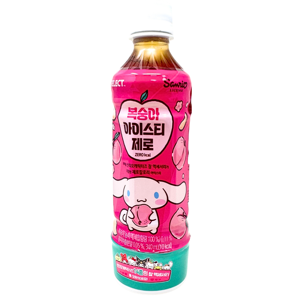 7-Eleven Sanrio Peach Iced Tea Zero (Korea) - 340mL | Candy Funhouse US