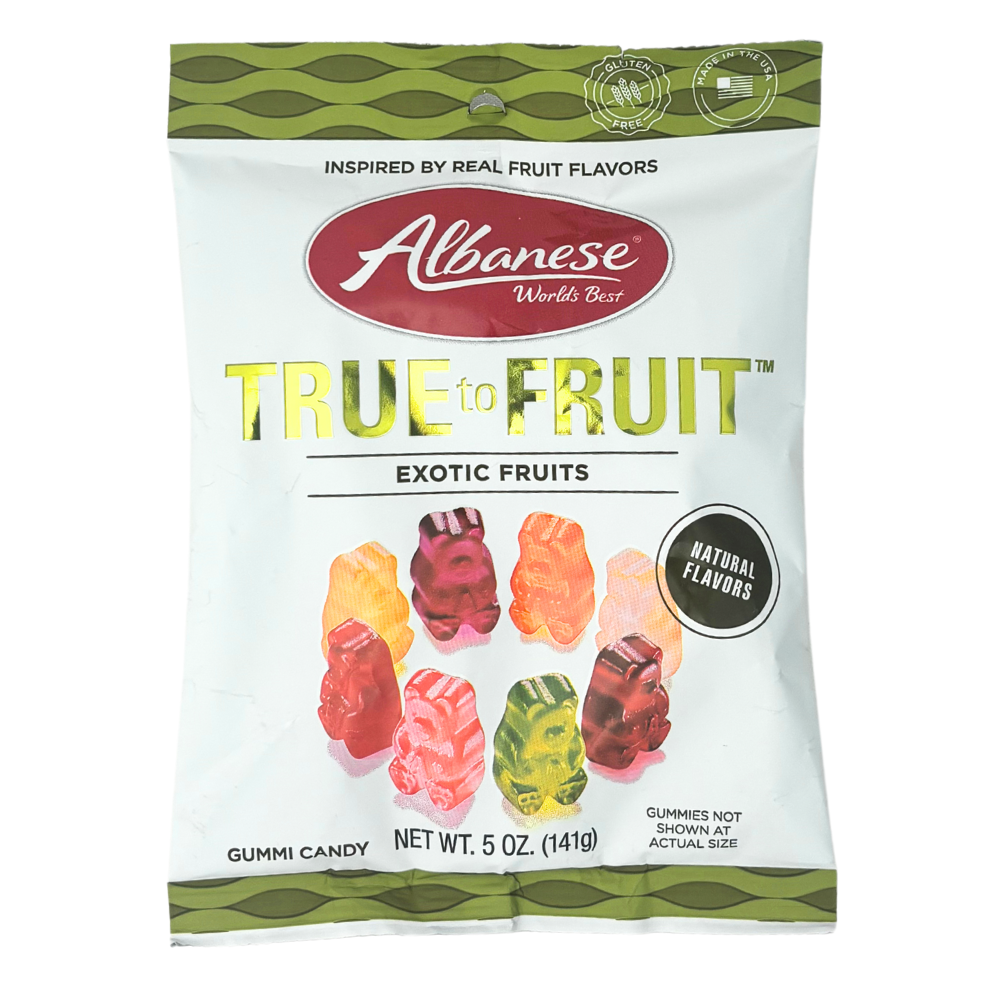 Albanese True to Fruit Exotic - 5oz | Candy Funhouse – Candy Funhouse US
