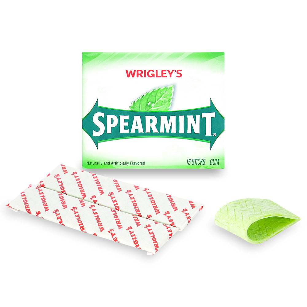 Wrigley's Spearmint Gum - 15 stick | Candy Funhouse – Candy Funhouse US