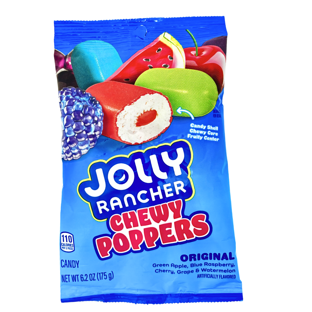 Jolly Rancher Chewy Poppers Original - 12oz | Candy Funhouse – Candy ...