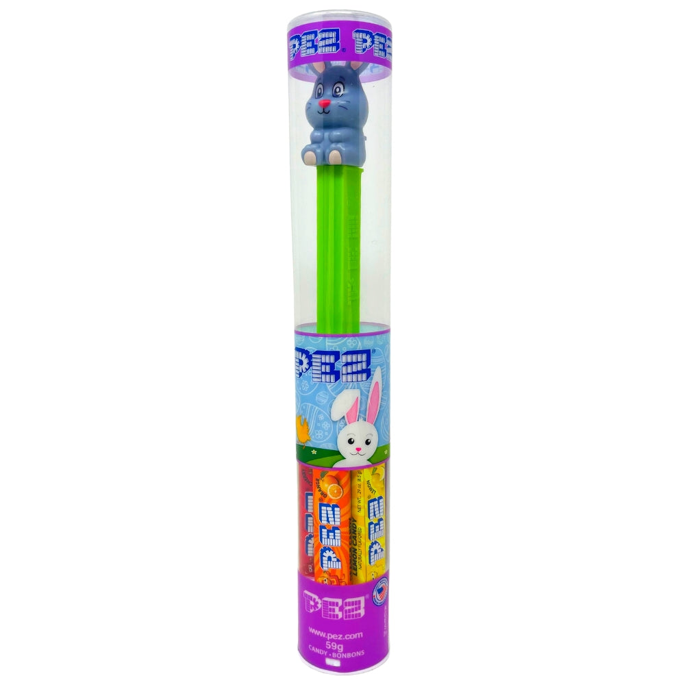 Easter PEZ Easter Tubes Grey Bunny - 59g | Candy Funhouse – Candy ...