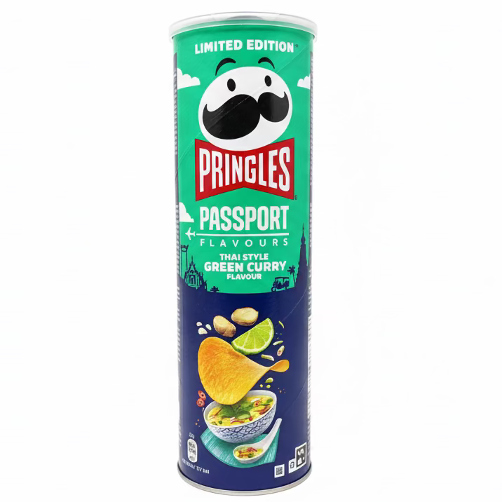 Pringles Passport Thai Style Green Curry (UK) - 165g | Candy Funhouse ...