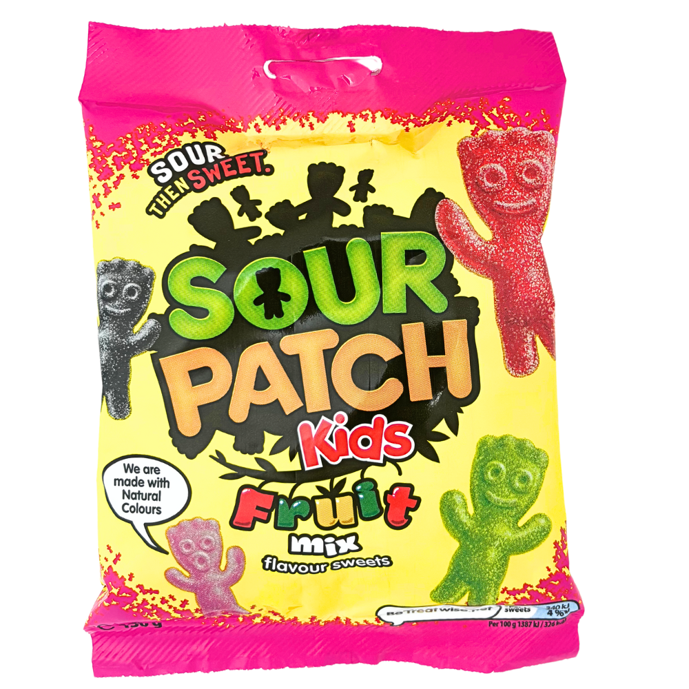 Sour Patch Kids Fruit Mix (UK) - 130g | Candy Funhouse – Candy Funhouse US