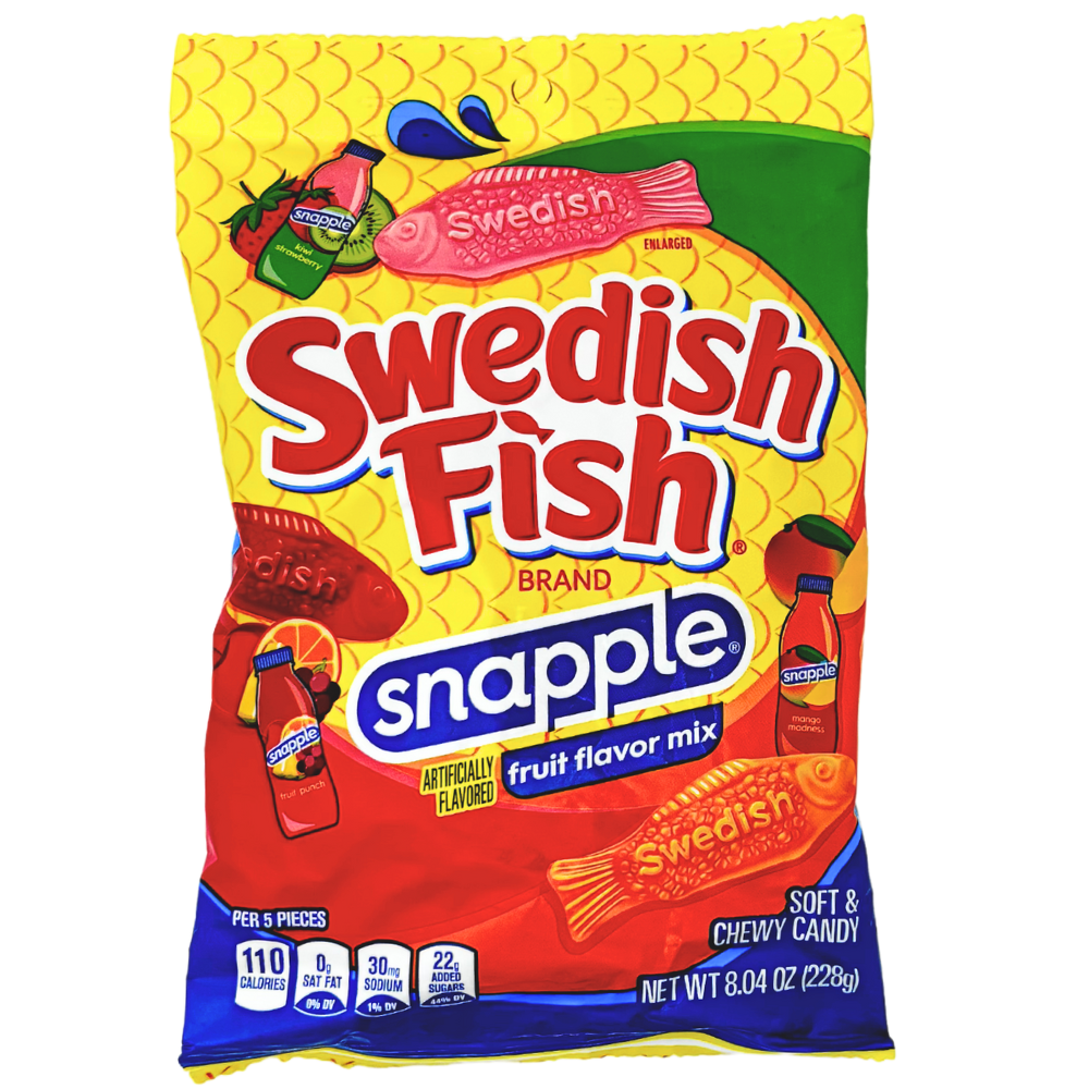 Swedish Fish Snapple - 8.04oz | Candy Funhouse US