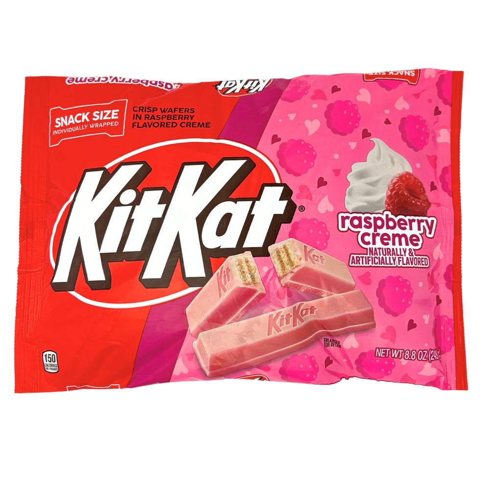 Valentine's Edition Kit Kat Raspberry and Cream Miniatures - 8.4oz ...