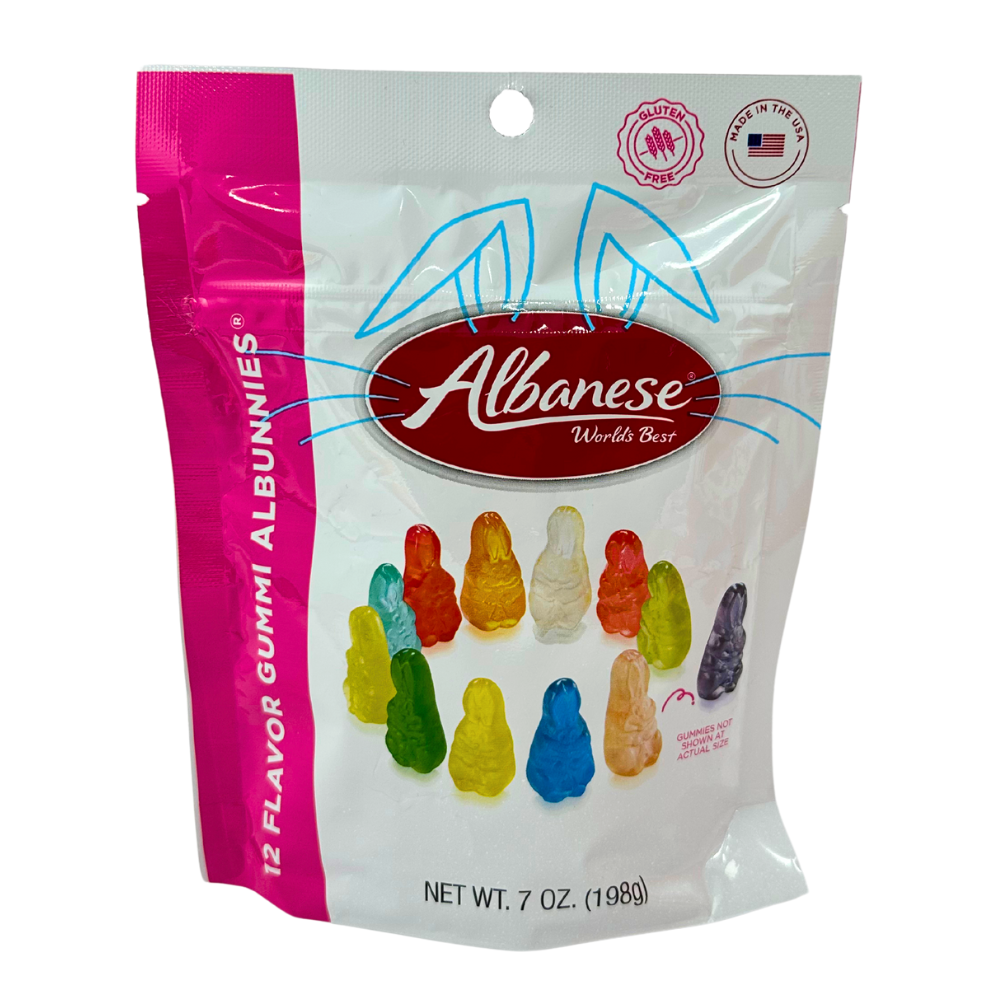 Albanese Albunnies 12 Flavor Gummies - 7oz | Candyfunhouse – Candy ...