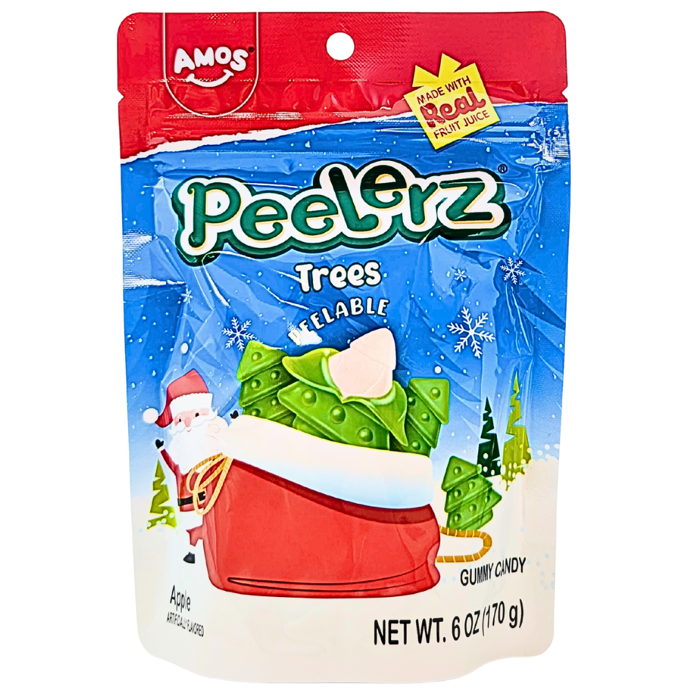 Amos Peelerz Holiday Gummy Trees - 6oz | Candy Funhouse US