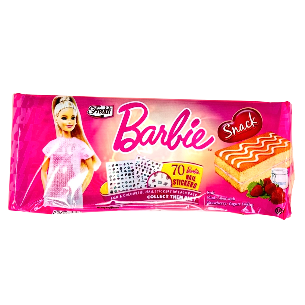 Barbie Strawberry & Yogurt Mini Cakes - 250g | Candy Funhouse US