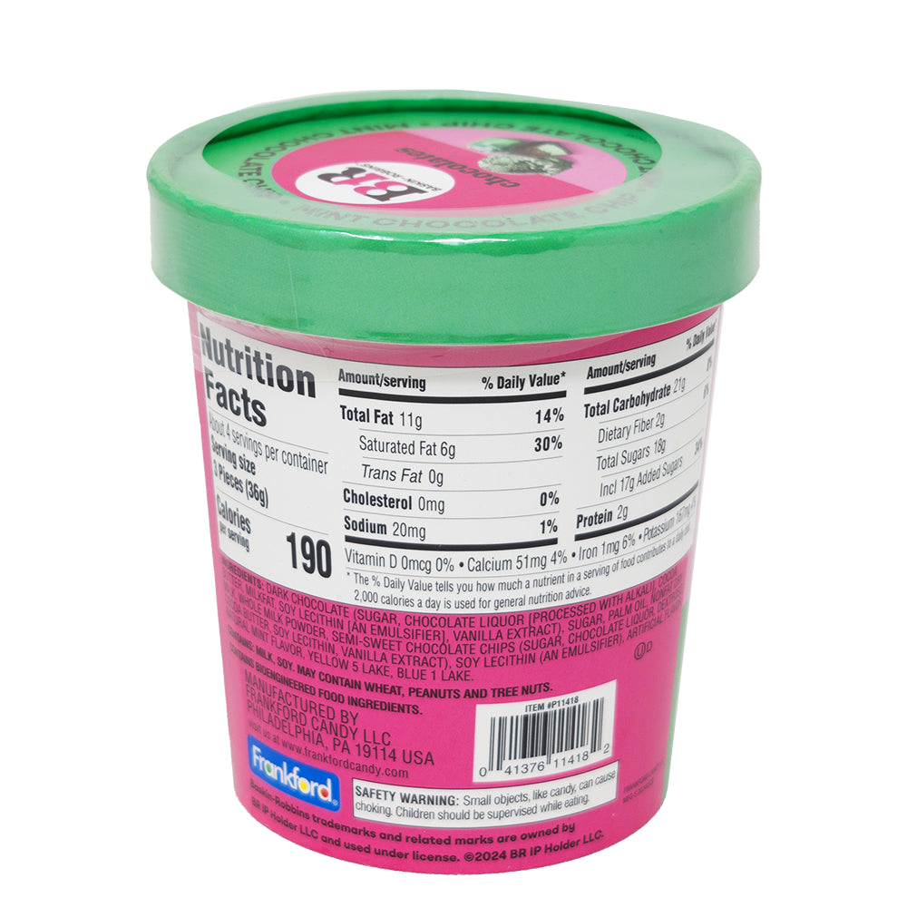 Baskin Robbins Mint Chocolate Chip Chocolates - 5oz | Candy Funhouse ...