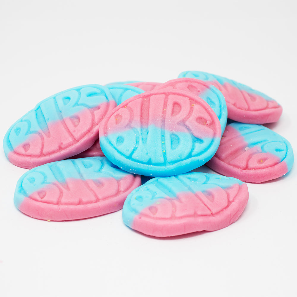 Bubs Raspberry and Blueberry Foam Ovals (Sweden) - 10 Pieces | Candy ...