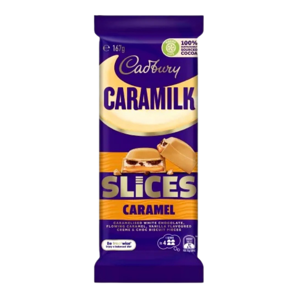Cadbury Caramilk Slices Caramel (Australia) - 165g | Candy Funhouse ...