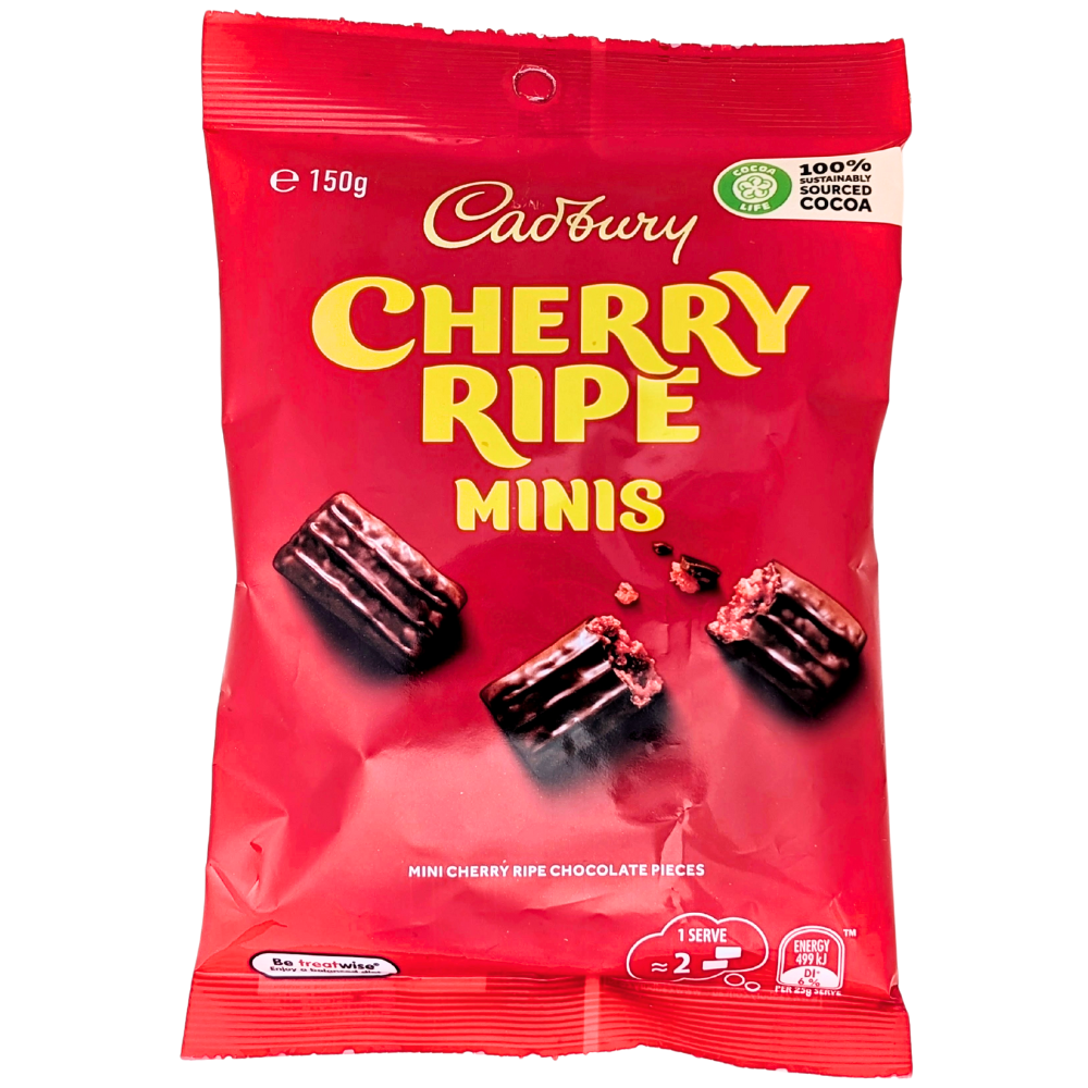 Cadbury Cherry Ripe Minis (Australia) - 150g | Candy Funhouse US