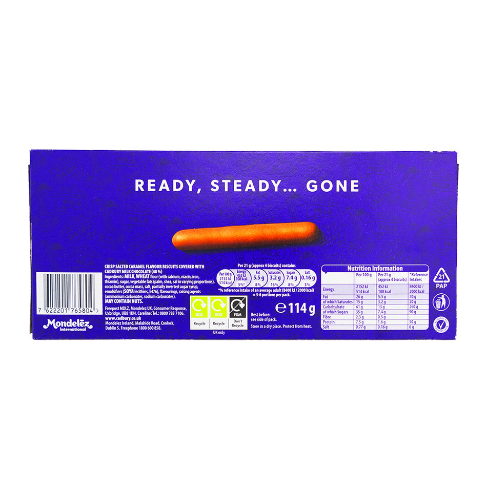 Cadbury Dairy Milk Fingers Salted Caramel | Candy Funhouse – Candy ...