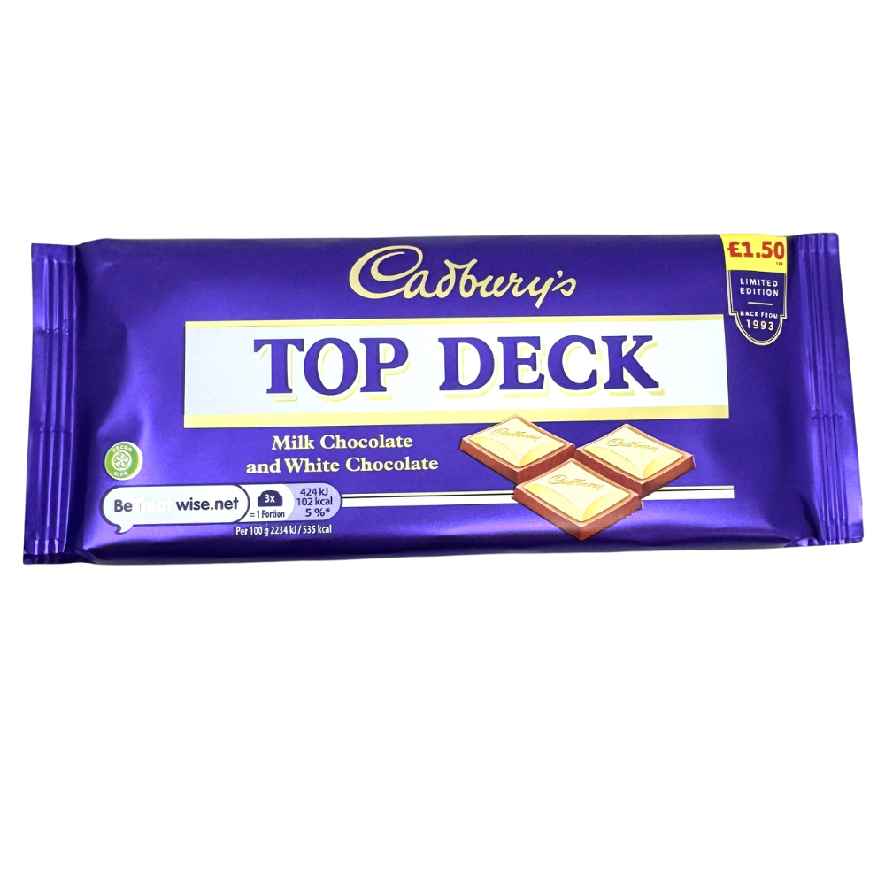 Cadbury Top Deck (UK) - 95g | Candy Funhouse US