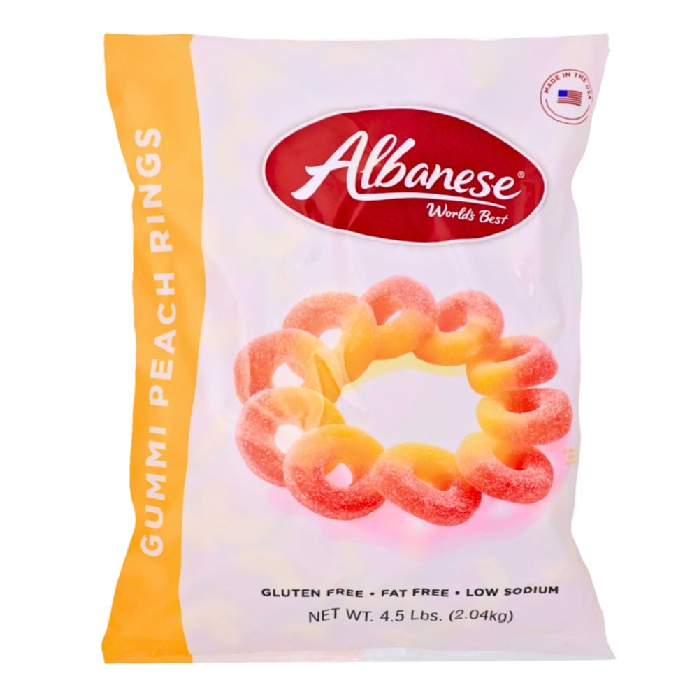 Albanese Gummi Rings Peach | Candy Funhouse – Candy Funhouse US