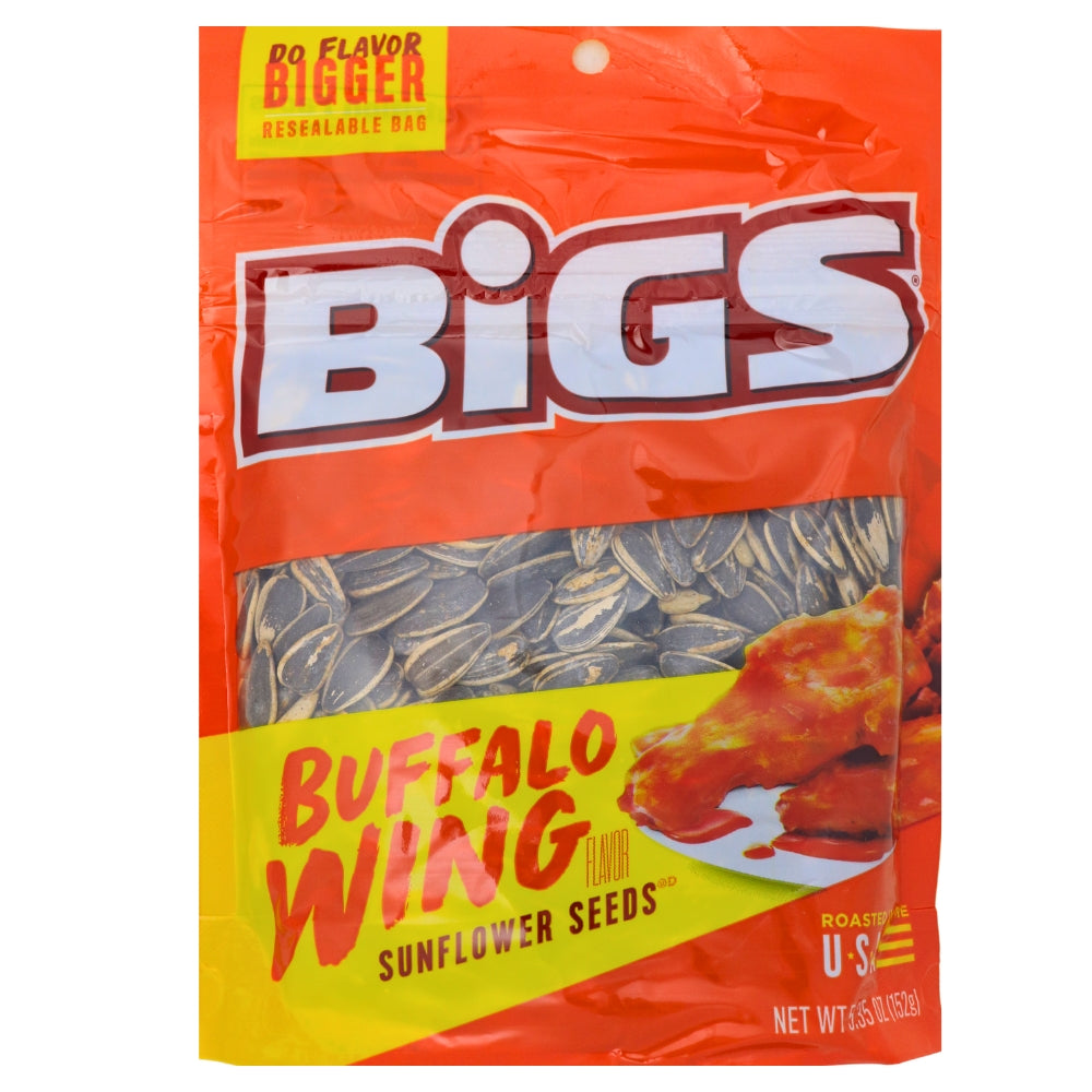 BIGS Buffalo Wings Sunflower Seeds 152g | Candy Funhouse US