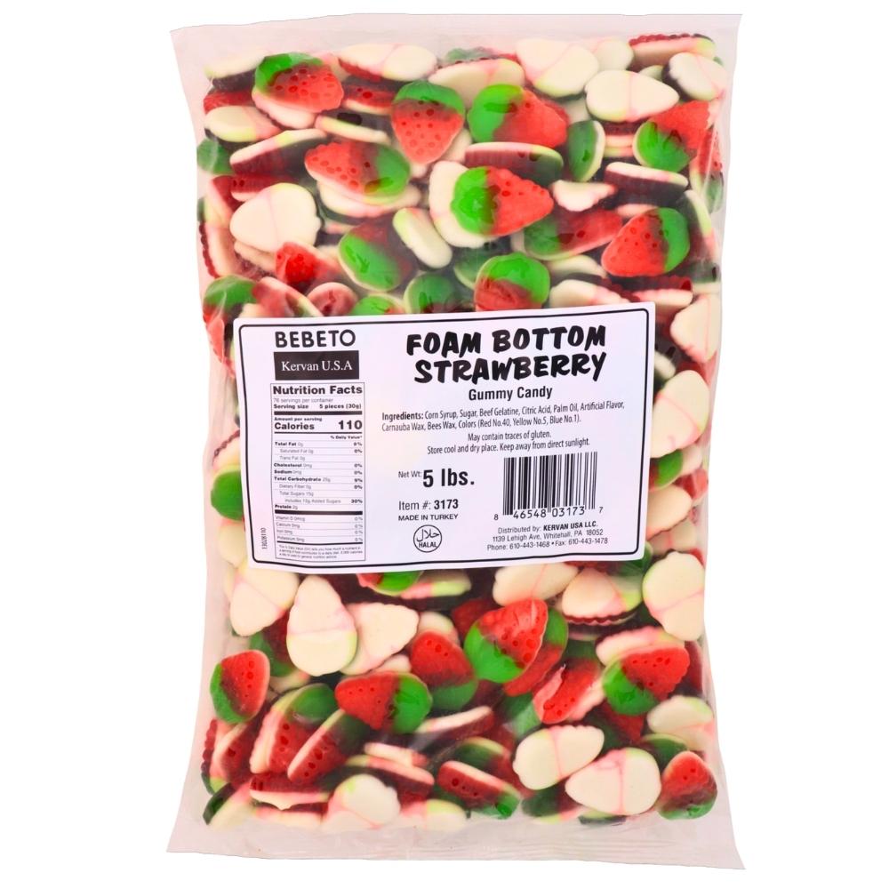 Kervan Foam Bottom Strawberry Gummy Candy | Candy Funhouse – Candy ...