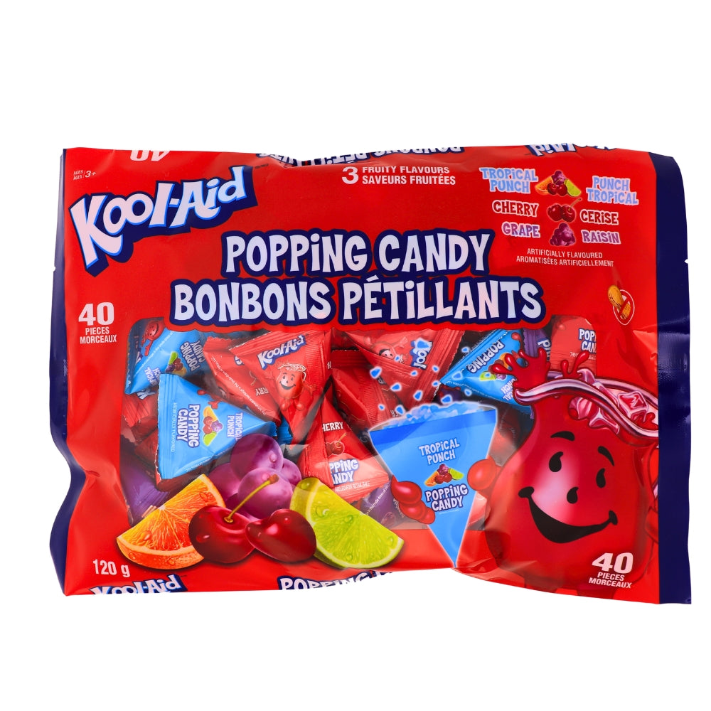 Kool Aid Popping Candy 40ct - 120g | Candy Funhouse US