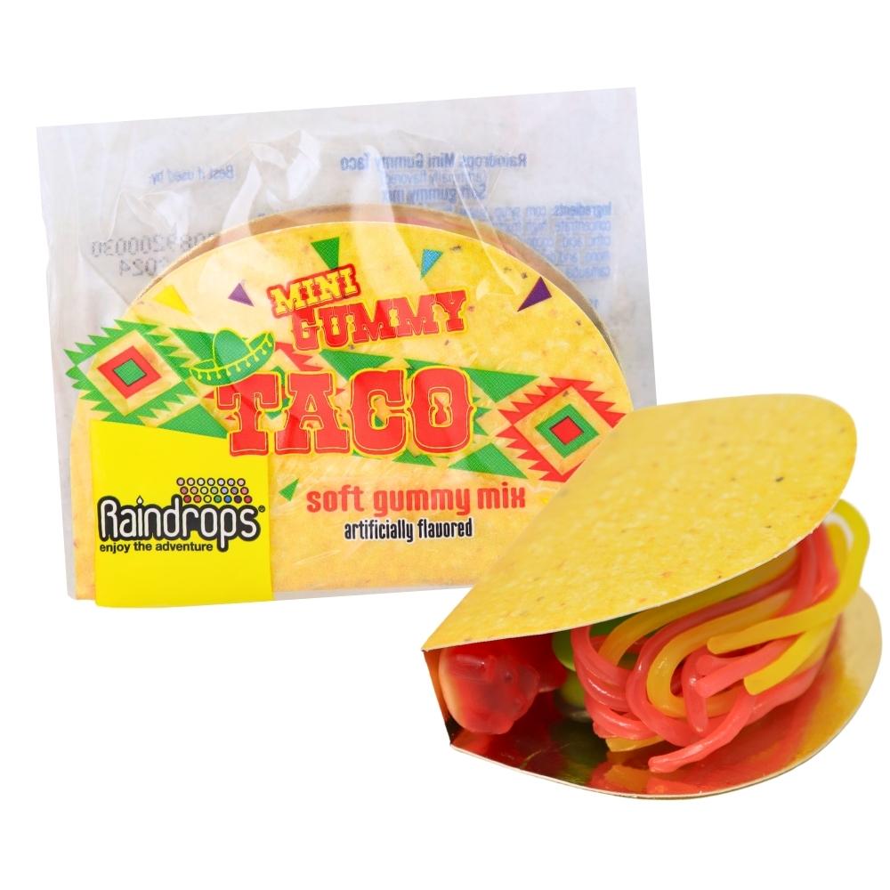 Raindrops Mini Gummy Taco - 1.8oz | Candy Funhouse