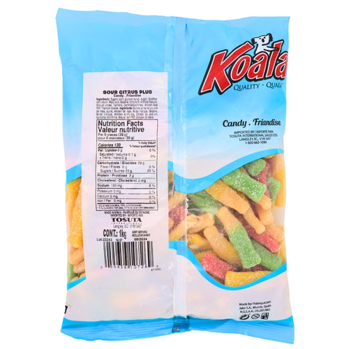 Koala Sour Citrus Bottles Gummy Candies | Bulk Candy