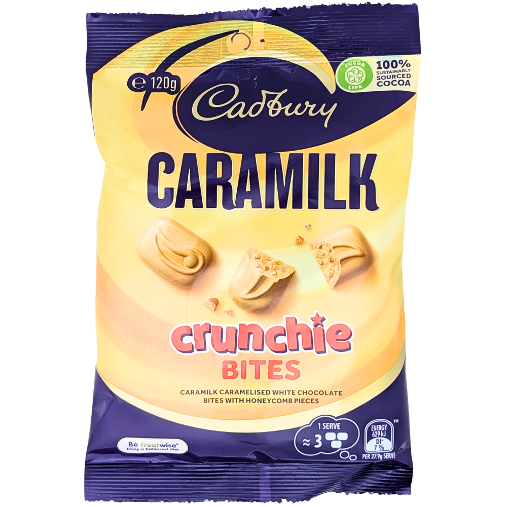 Caramilk Crunchie Bites (Australia) - 120g | Candy Funhouse US