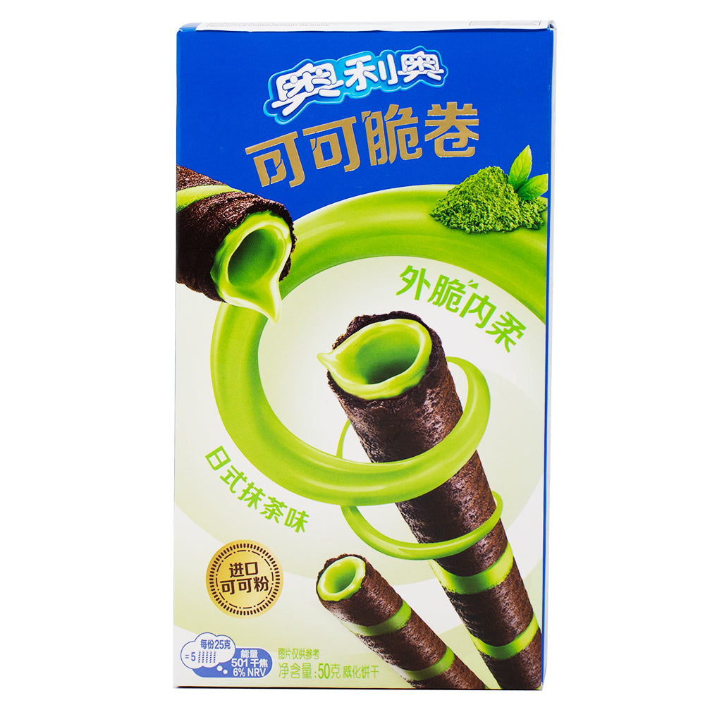 Oreo Cocoa Crisp Rolls Matcha (China) | Candy Funhouse – Candy Funhouse US