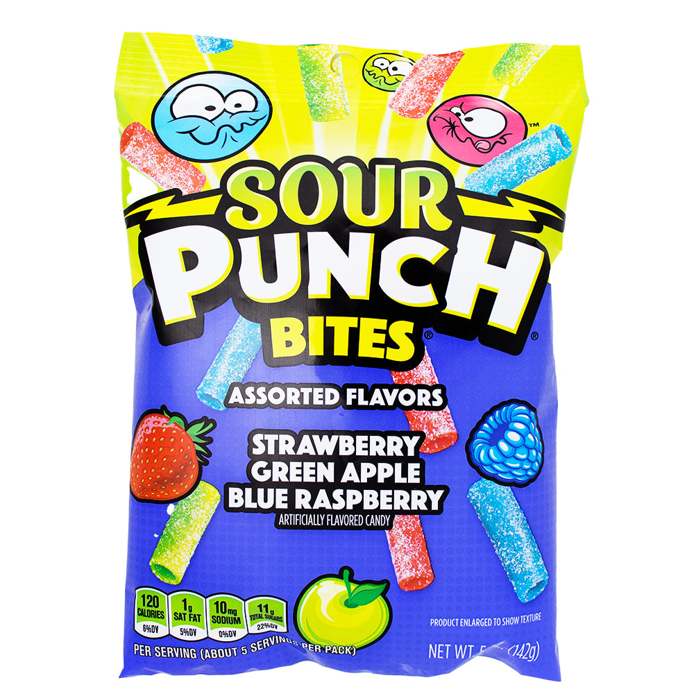 Sour Punch Bites Assorted Flavours 5oz | Candy Funhouse – Candy Funhouse US