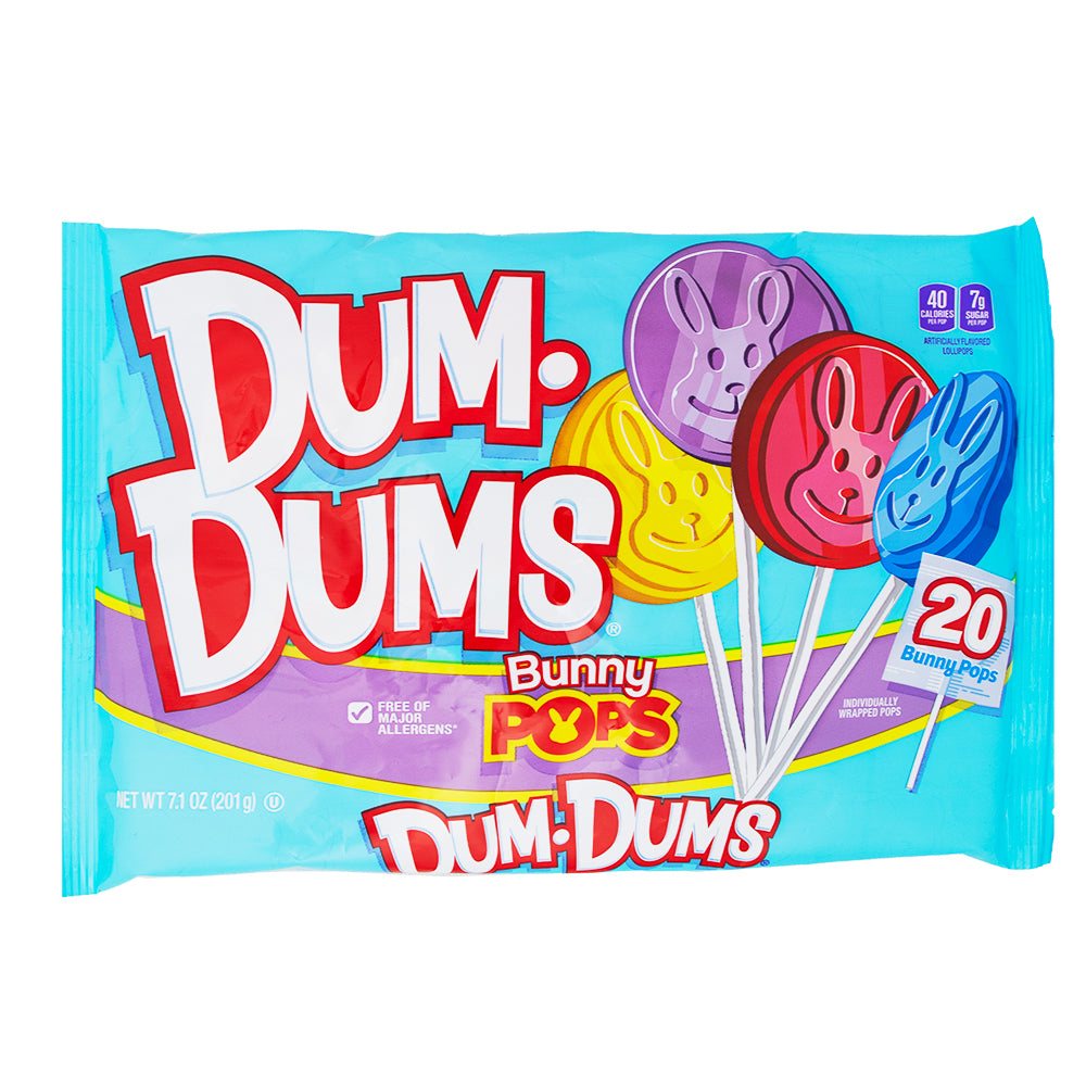 Dum Dums Bunny Pops - 7.1 oz | Candy Funhouse USA