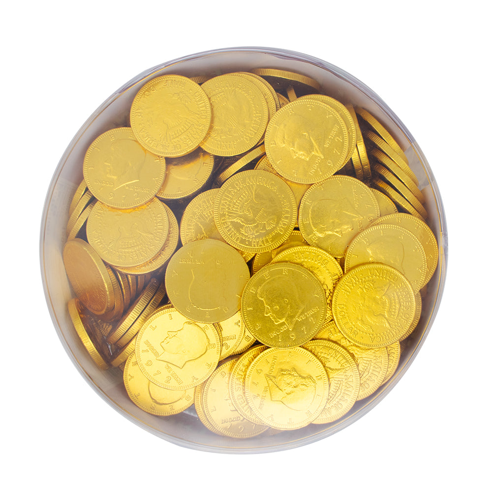 Fort Knox Milk Chocolate Gold Coins 180ct - 2lb | Candy Funhouse ...