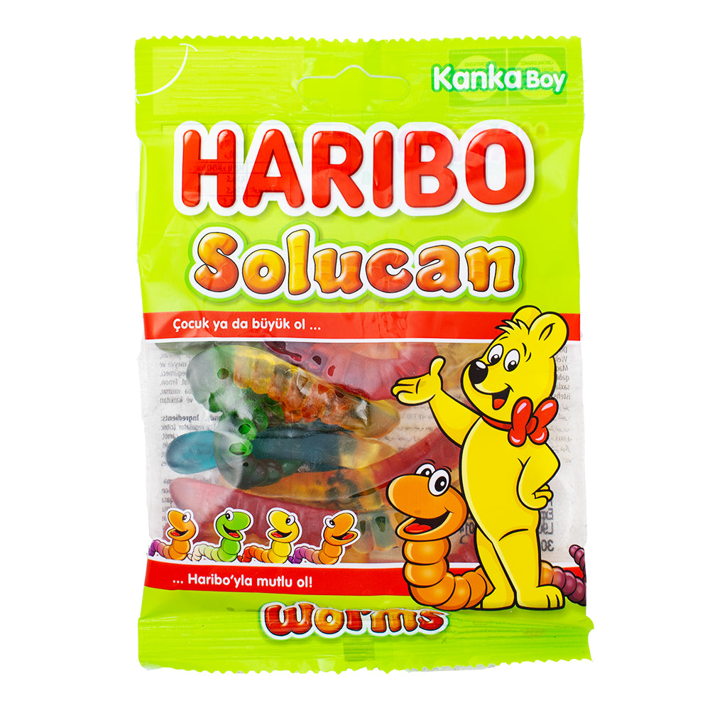 Haribo Worms - 80g | Halal Candy | Candy Funhouse – Candy Funhouse US