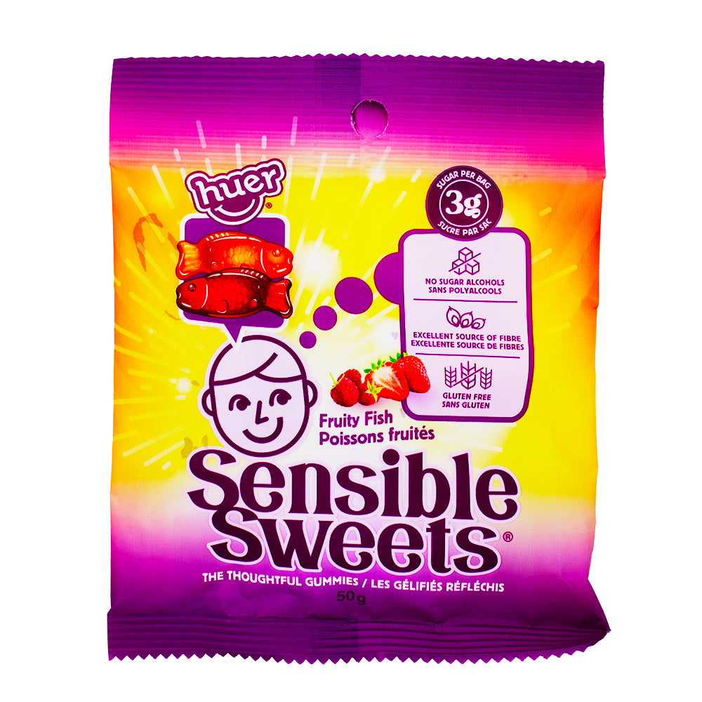 Huer Sensible Sweets Fruity Fish - Low Sugar 50g – Candy Funhouse US