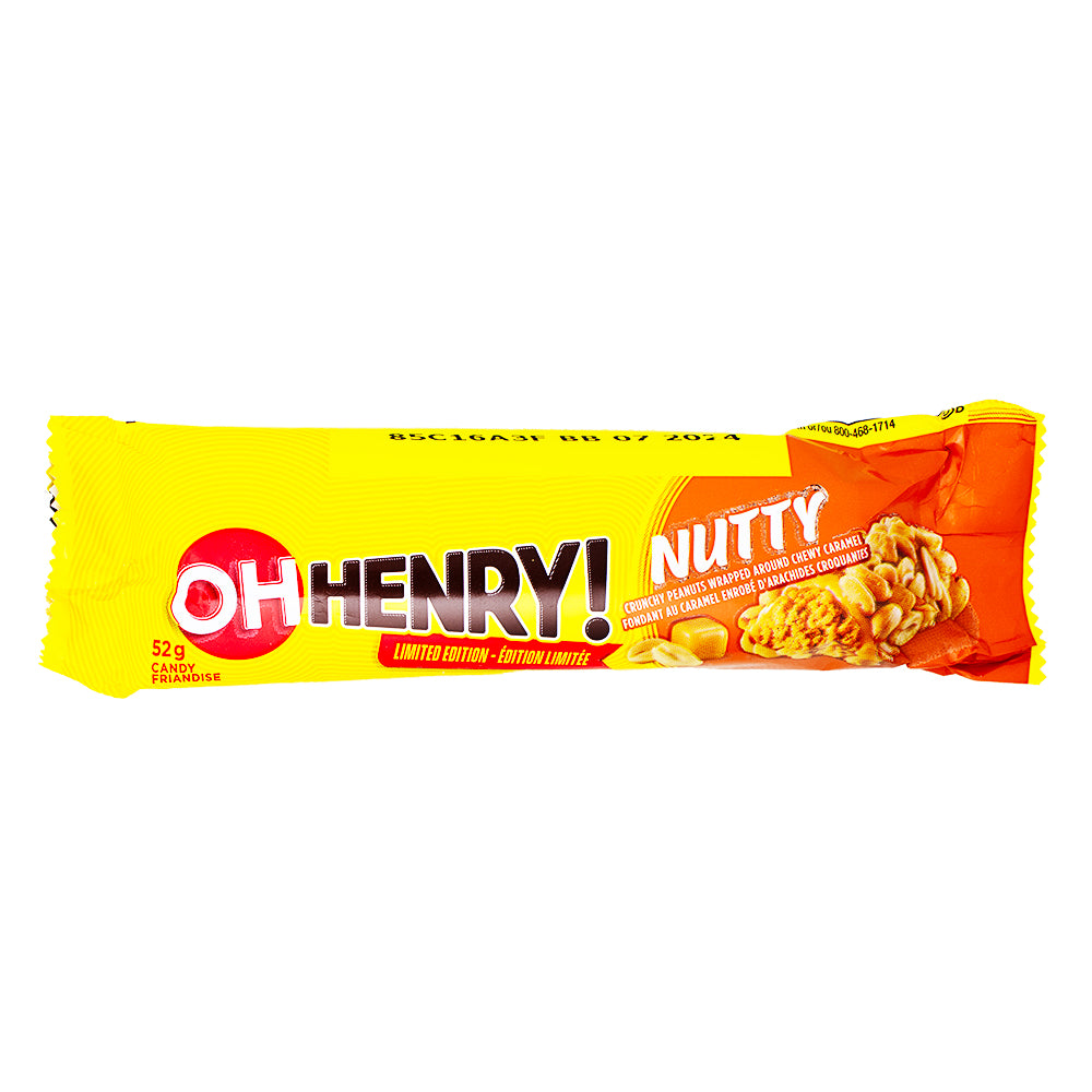 Oh Henry! Nutty Bar - 52g | Candy Funhouse – Candy Funhouse US