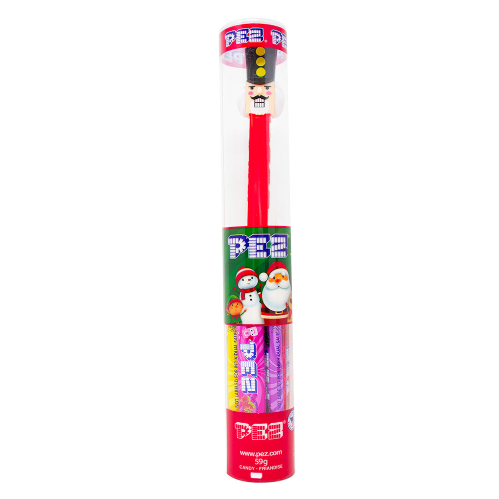 Pez Christmas Tube - Nut Cracker (Red) | Candy Funhouse – Candy Funhouse US