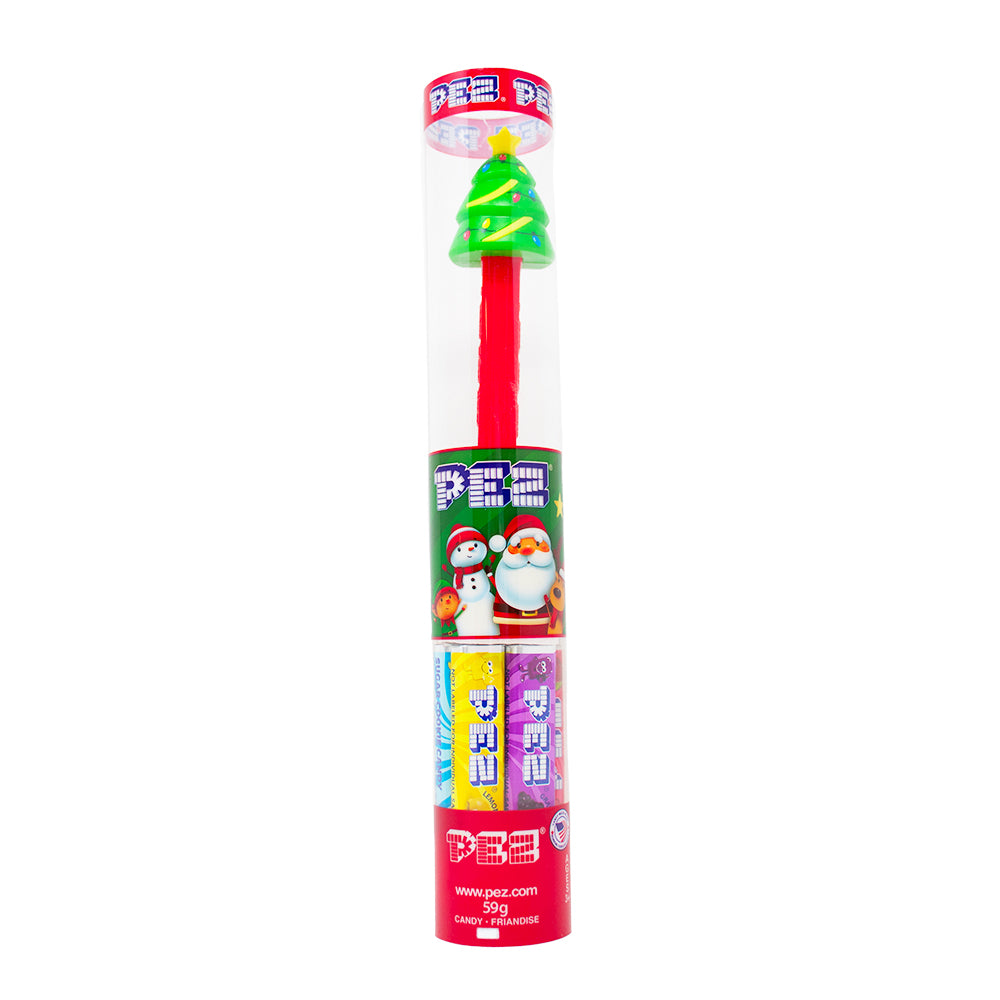 PEZ = Christmas Tree Tube 58g | Candy Funhouse – Candy Funhouse US