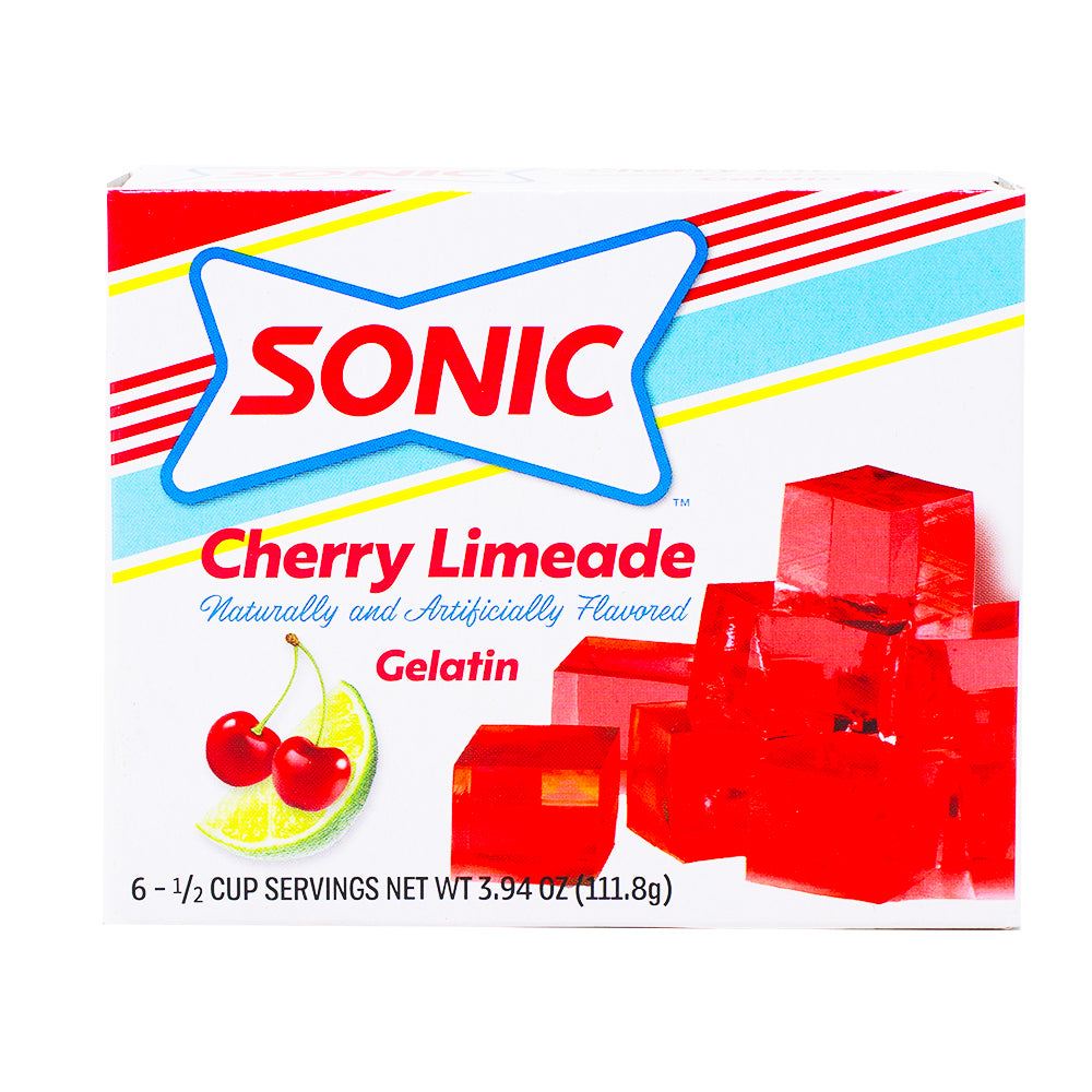 Sonic Cherry Limeade Gelatin - 111g | Candy Funhouse – Candy Funhouse US
