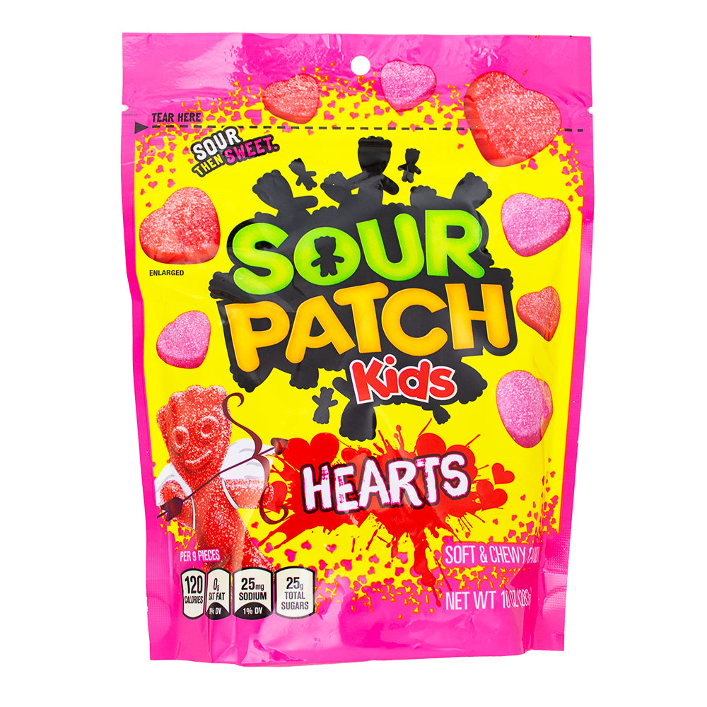 Sour Patch Kids Hearts Stand Up Bag - 10oz | Candy Funhouse – Candy ...