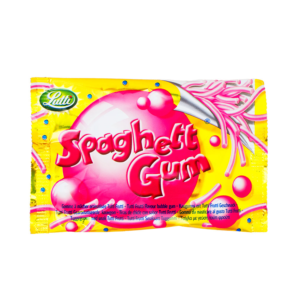 Lutti Tutti Frutti Spaghetti Bubble Gum - 35g – Candy Funhouse US