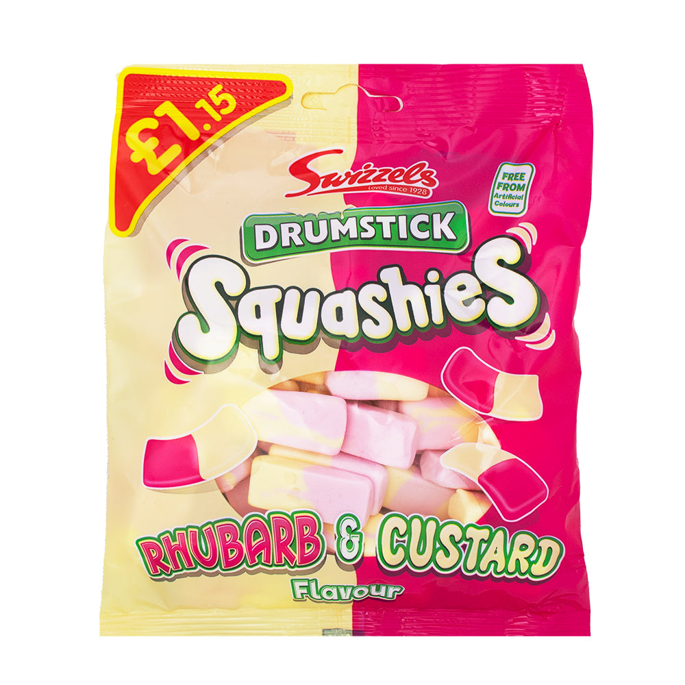 Swizzels Drumstick Squashies Rhubarb & Custard Candy (UK) – Candy ...