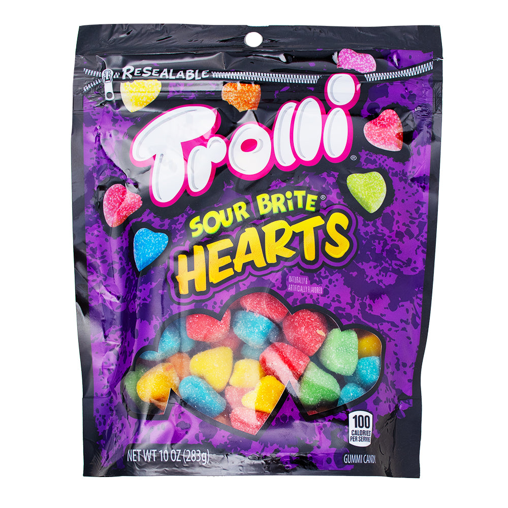 Trolli Sour Brite Hearts - 10oz | Candy Funhouse – Candy Funhouse US