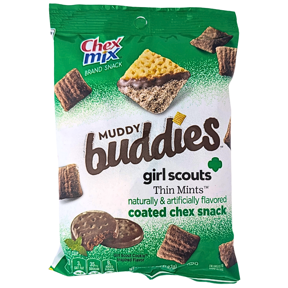 Chex Mix Muddy Buddies Girl Scouts Thin Mints 4.5oz| Candy Funhouse US
