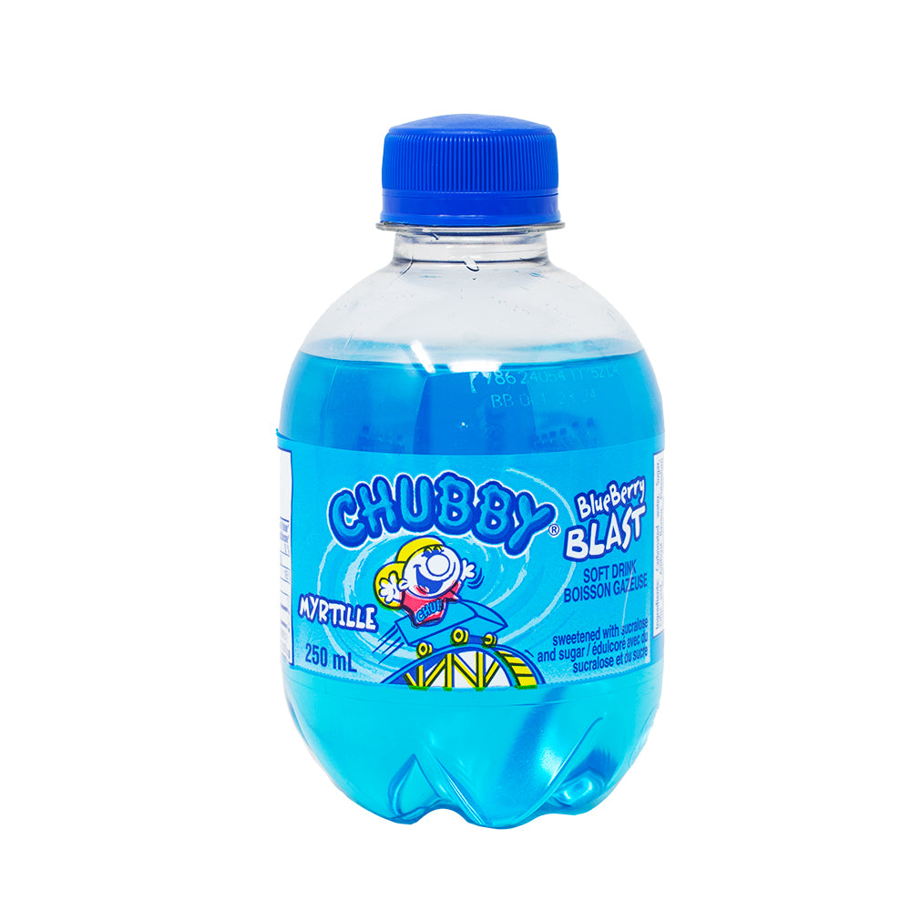 Chubby Blueberry Blast Soda - 250mL | Candy Funhouse US