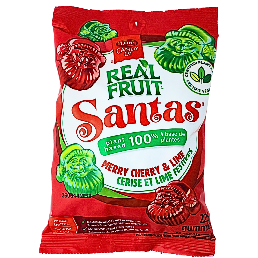 Dare Real Fruit Santas - 225g | Candy Funhouse US