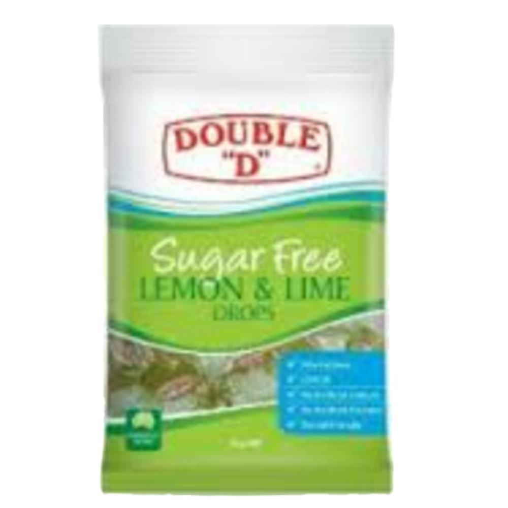 Double 'D' Sugar Free Lemon 'N' Lime Drops - 70g | Candy Funhouse ...