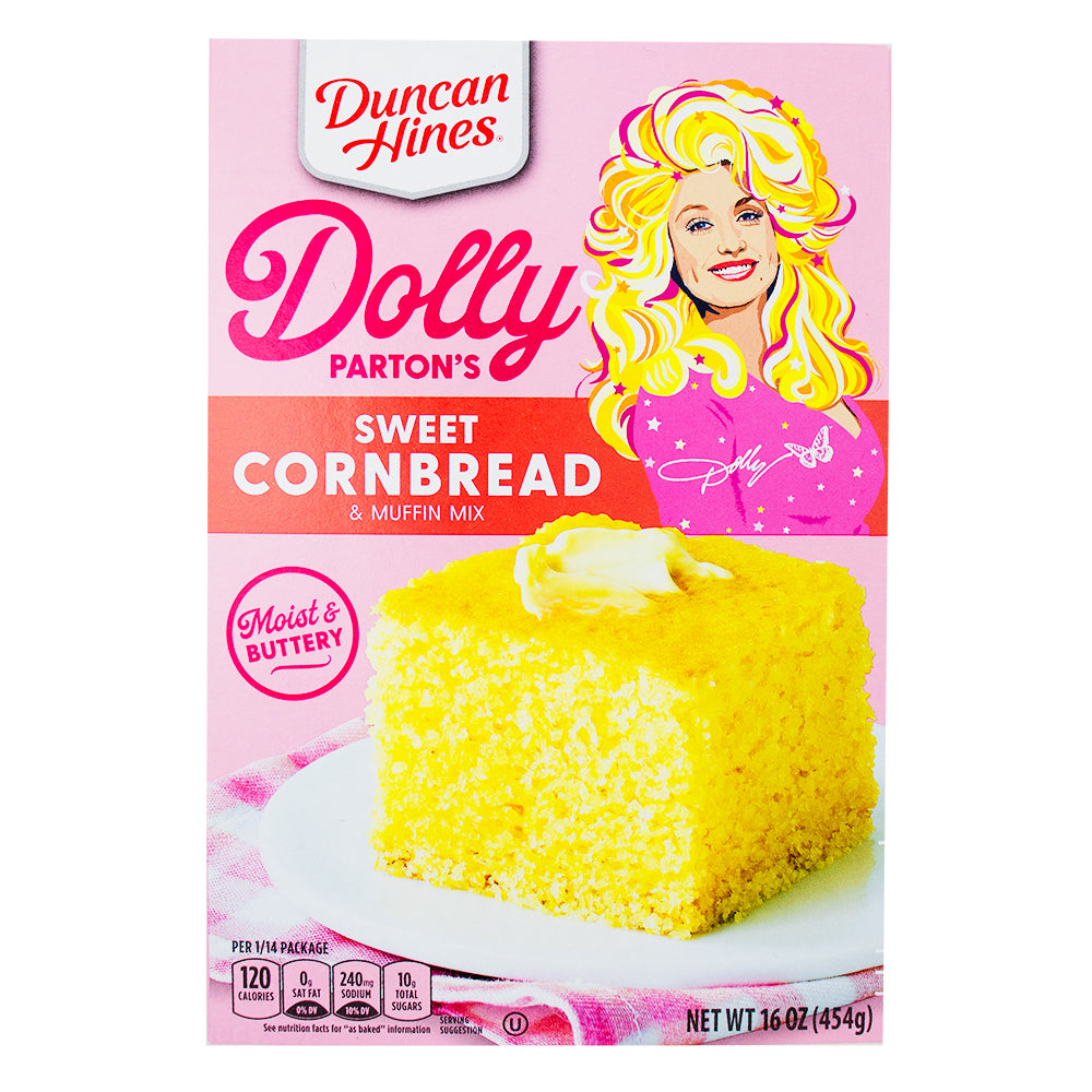 Dolly Parton Southern Sweet Cornbread Mix - 16oz – Candy Funhouse US