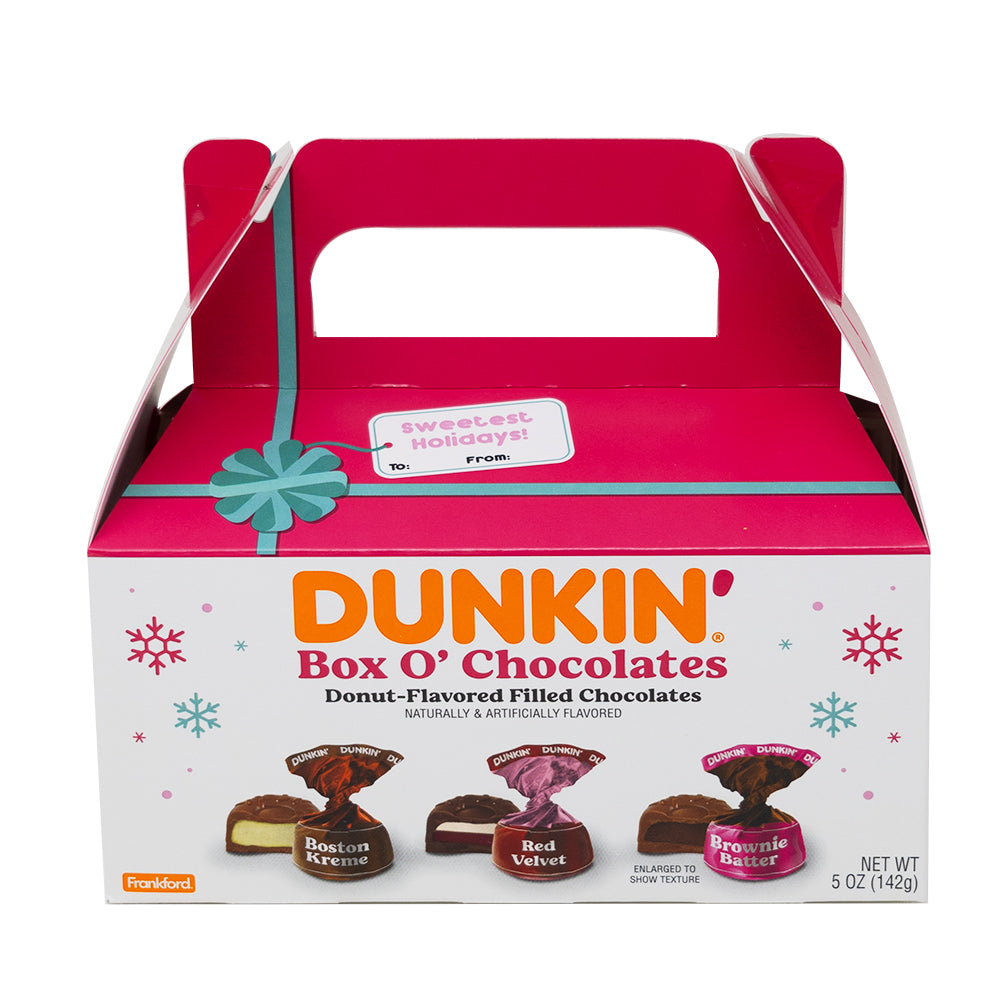 Dunkin Box O'Chocolates - 5oz | Candy Funhouse – Candy Funhouse US